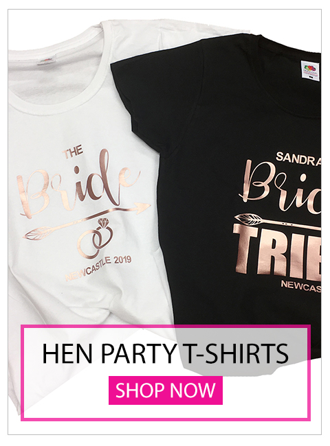 Hen And Stag Party T Shirts Wedding Favours Ts And Accessories By
