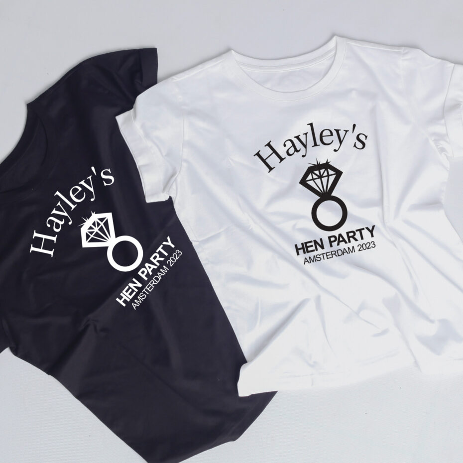 Sparkle Ring T Shirt Hen Party T Shirts Forever Memories